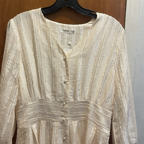 Dresses | New Cream Color Beautiful Elegant Dress | Poshmark